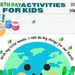 Earth Day Handprint, Handprint Art Earth Day Craft, Earth Day Activity ...
