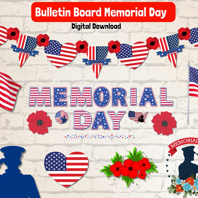 Memorial Day Decor - Etsy