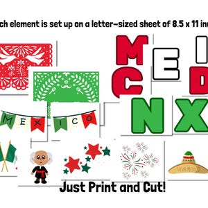 Mexican Independence Day Bulletin Board Kit, Letters, Borders, Banner ...