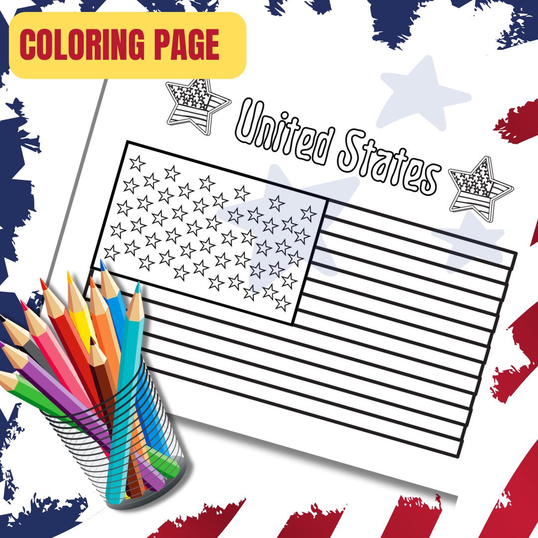 American Flag Craft, Activities for Kids, Preschool, Kindergarten ...