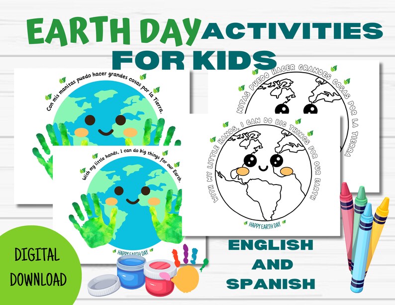 Earth Day Activity PACK, Coloring Pages, Earth Day Activities for Kids ...