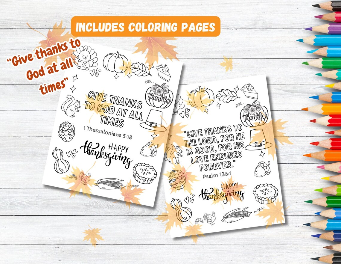 Christian Thanksgiving Headband Craft Printable, Bible Verse Crown for ...