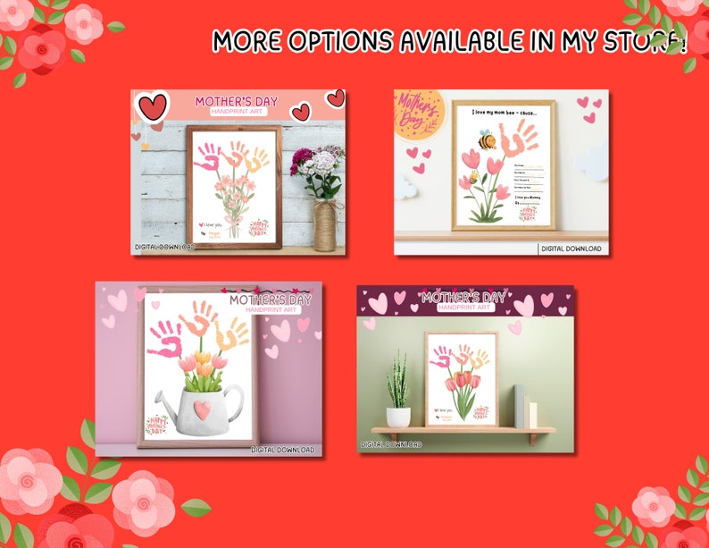 I Love My Mom Keepsake Mother's Day Printable, Teacher and Parent ...