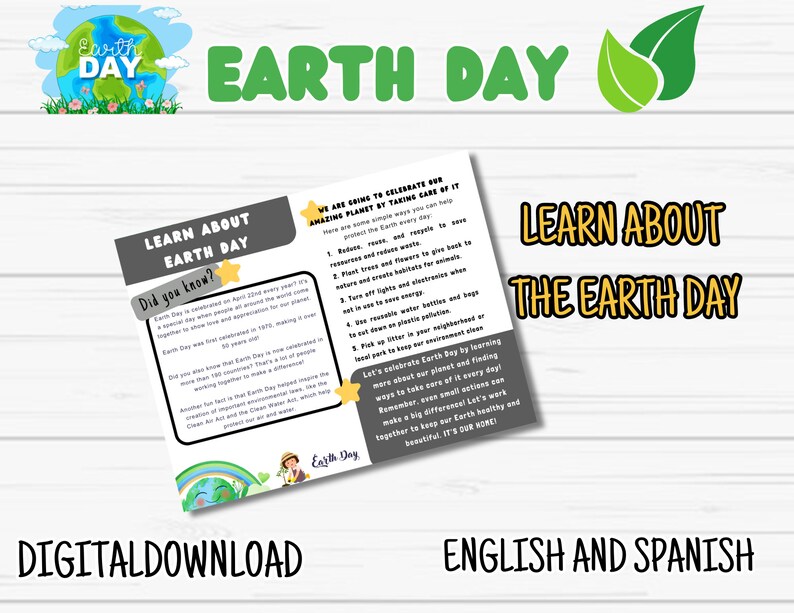 Earth Day Activity Bundle, Earth Day Coloring Pages, Earth Day ...