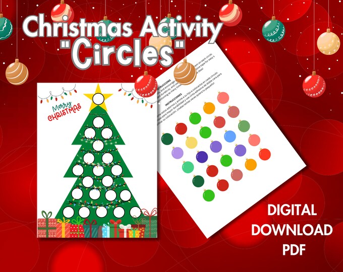 Christmas Tree Dot Marker Printable / Dot Marker Activities for ...