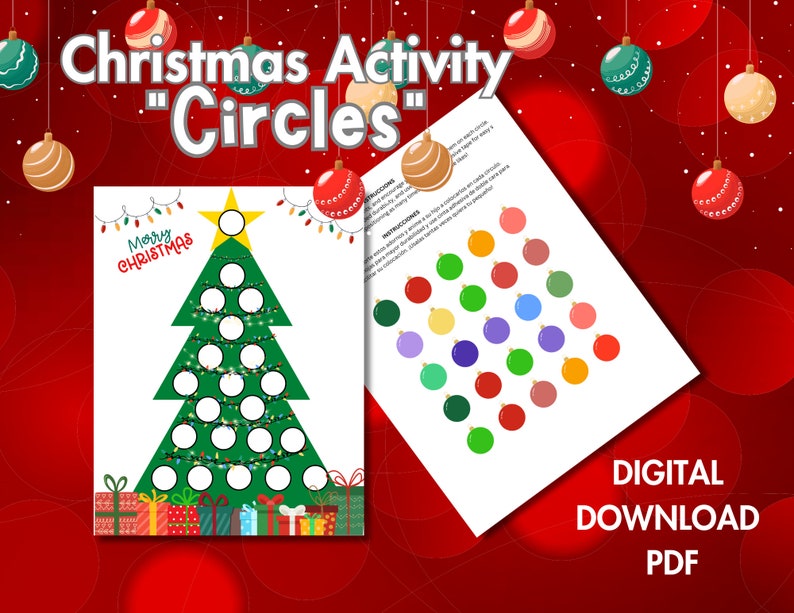 Christmas Tree Dot Marker Printable / Dot Marker Activities for ...