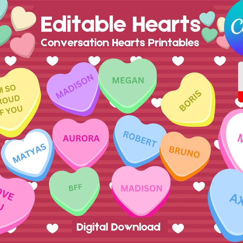 Conversation Hearts - Etsy