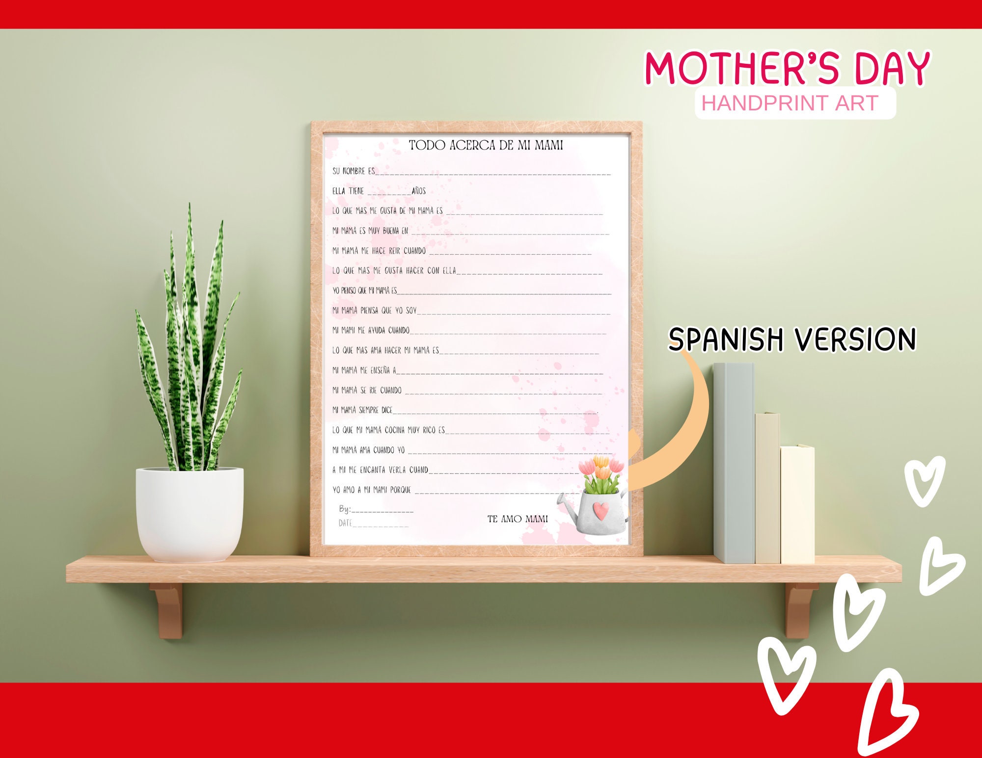 Mother's Day Printable: All About My Mom Keepsake (digital Download) - Etsy