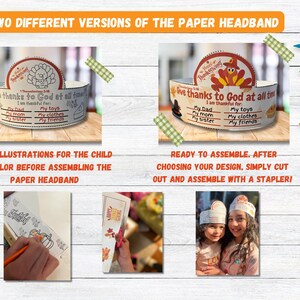 Christian Thanksgiving Headband Craft Printable, Bible Verse Crown for ...