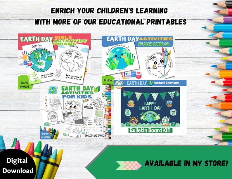 Earth Day Bible Lesson Bundle: Kids Devotional & Activities (PDF ...