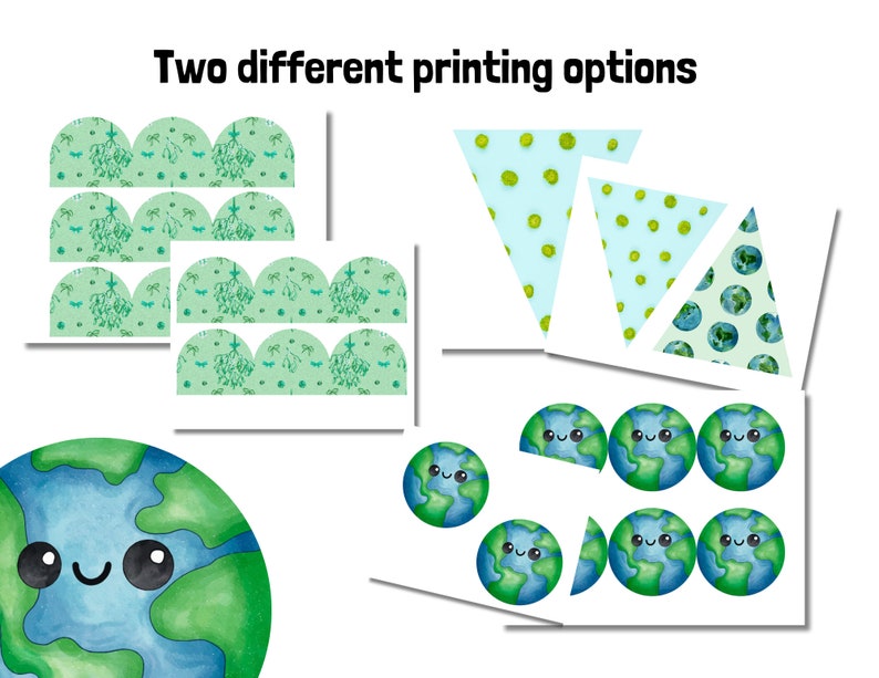 Earth Day Bulletin Board Kit, Letters, Borders, Banner April Printable ...