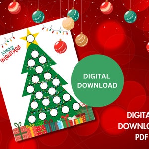 Christmas Tree Dot Marker Printable / Dot Marker Activities for ...