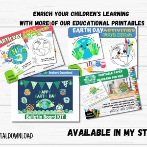 Earth Day Activity Bundle, Earth Day Coloring Pages, Earth Day ...