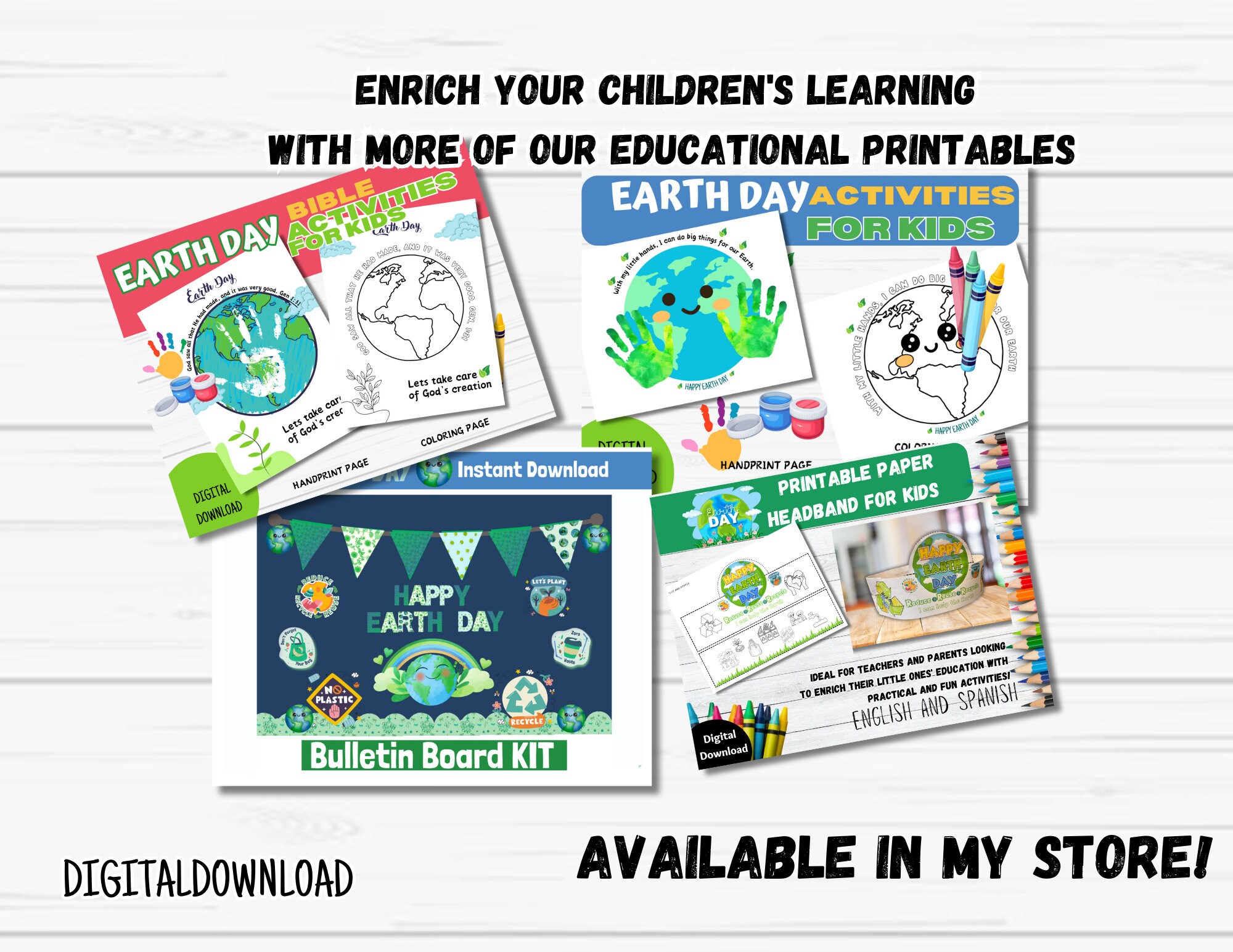 Earth Day Activity Bundle, Earth Day Coloring Pages, Earth Day ...