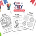 4th of July, Coloring Page, Printables for Kids, Coloring Book ...