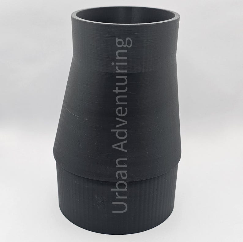 4" Oval to 4" Round Duct Adapter for Panasonic Bathroom Exhaust ...