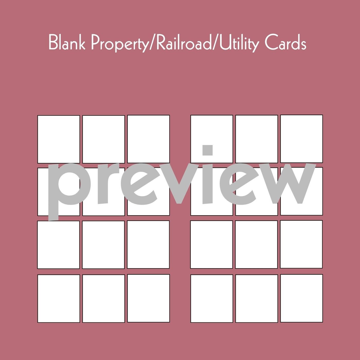 Custom DIY Monopoly Board Template Bundle | the CHEAPEST Digital ...