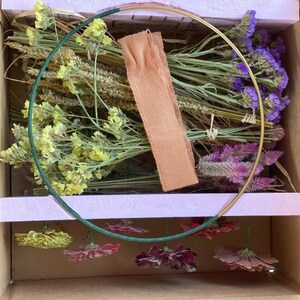 DIY Dried Flower Wreath Kit - Etsy