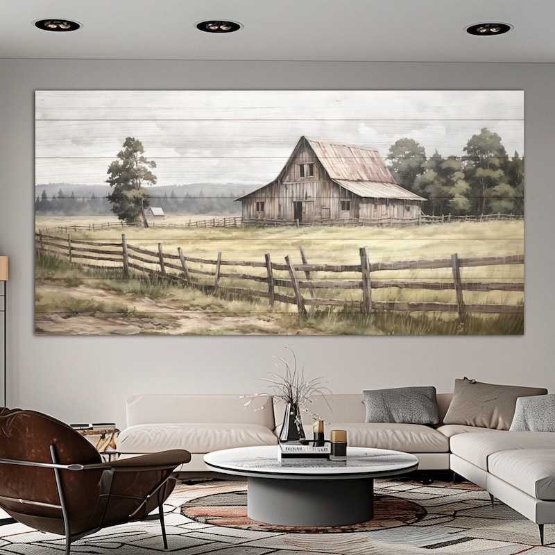 Rustic Barn Wall Art - Etsy