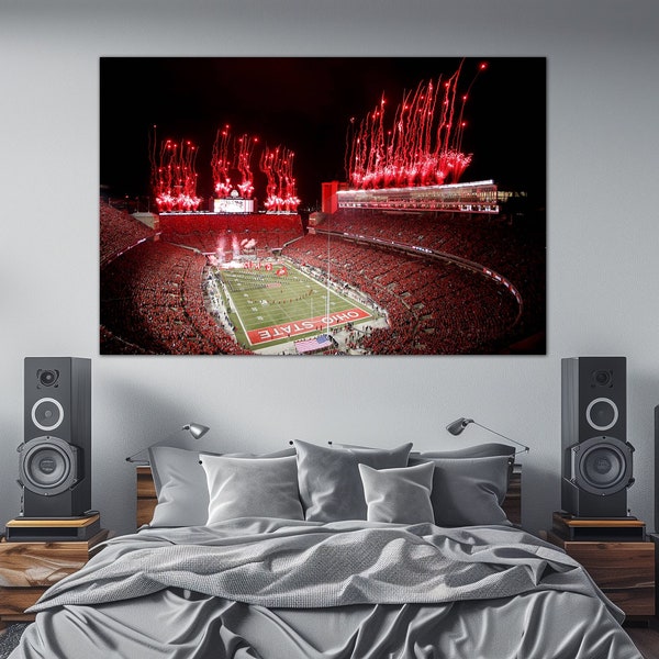 Ohio State Buckeyes Large Wall Art - Etsy