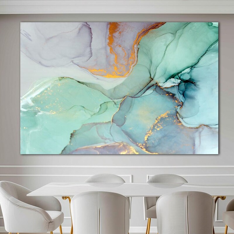 Turquoise Wall Art - Etsy