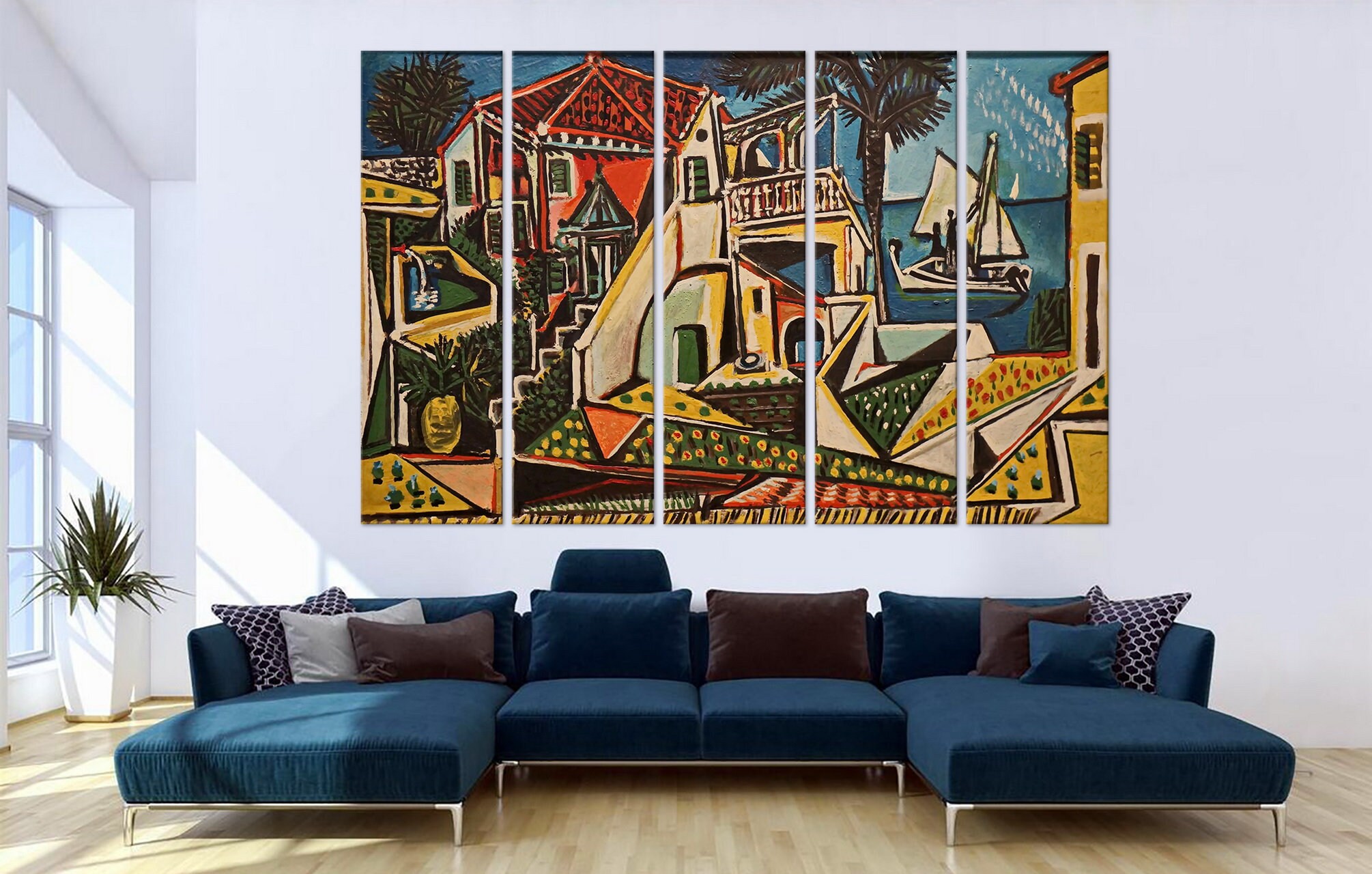 Picasso Canvas Wall Art Mediterranean Landscape Art Picasso Painting ...