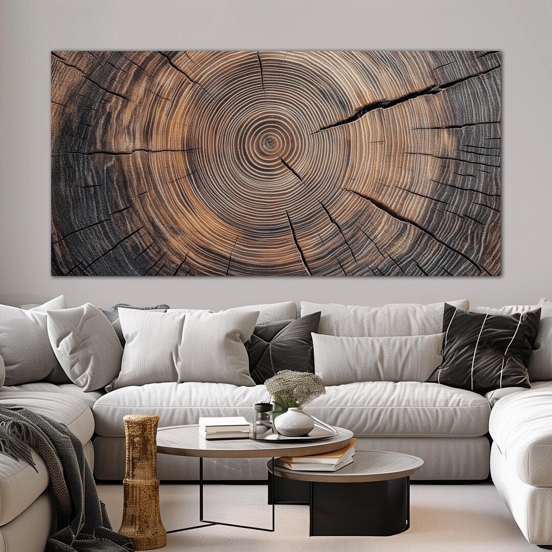 Rustic Wood Canvas Wall Art Cottagecore Decor Wood Wall Art PRINT ...