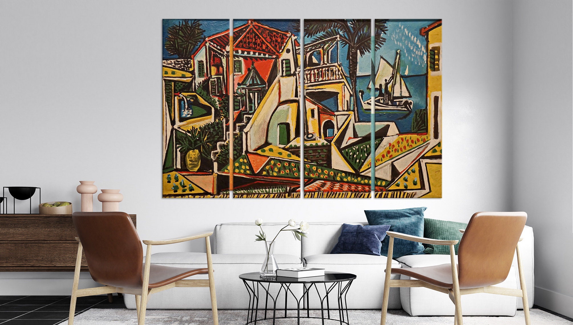 Picasso Canvas Wall Art Mediterranean Landscape Art Picasso Painting ...