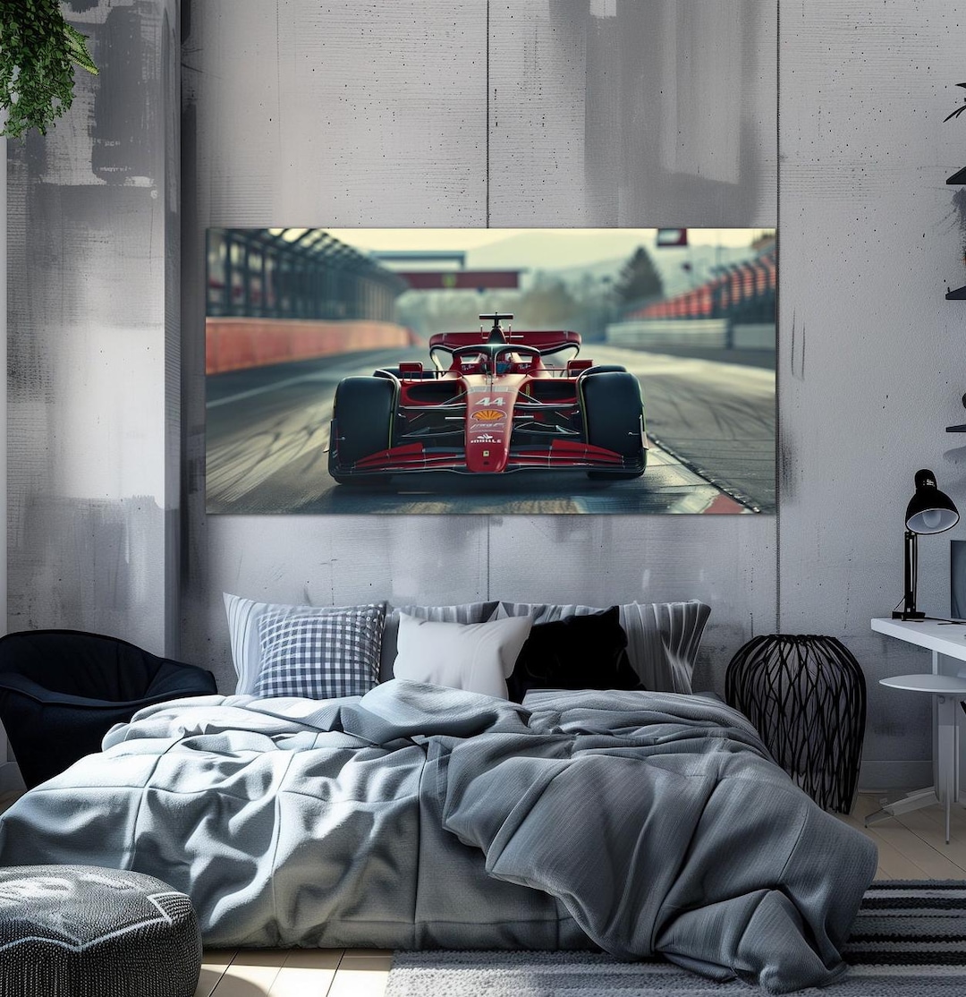 Formula One Canvas Wall Art Mans Cave Decor Formula 1 2025 Print Car ...