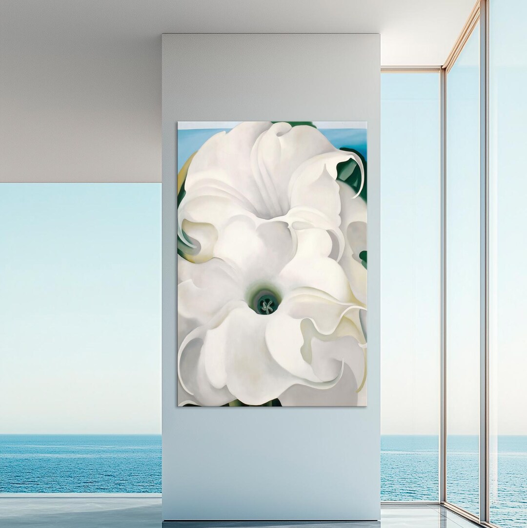 Georgia O'keeffe Bella Donna Canvas Wall Art Famous Floral Print ...