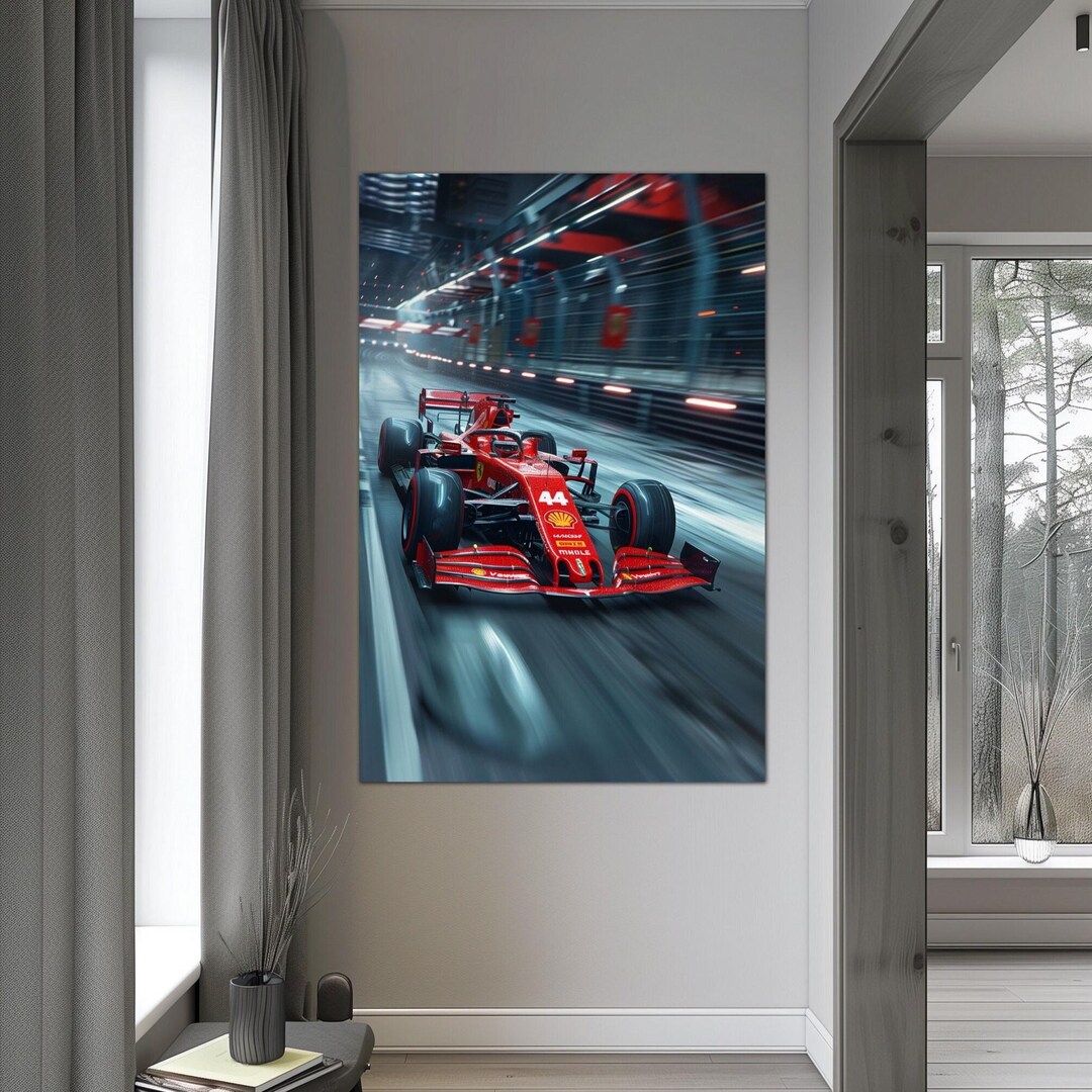 Car Formula One Canvas Wall Art Boys Room Decor 2025 F1 Sport Print - Etsy