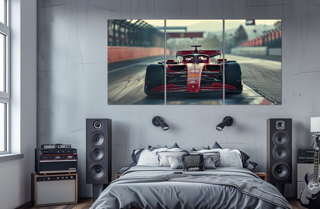 Formula One Canvas Wall Art Man Cave Decor Formula 1 2025 F1 Car Racing ...