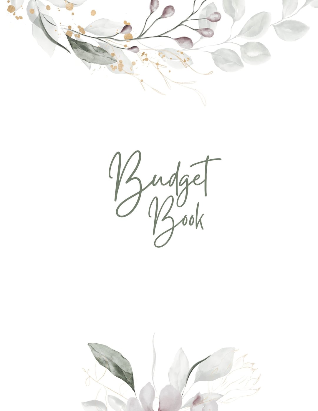 Monthly Budget Book - Etsy