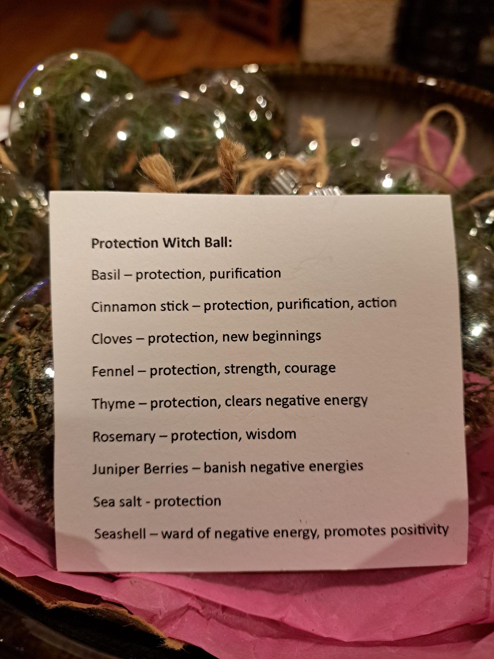 Herbal Witch Ball: Home Protection Amulet - Etsy