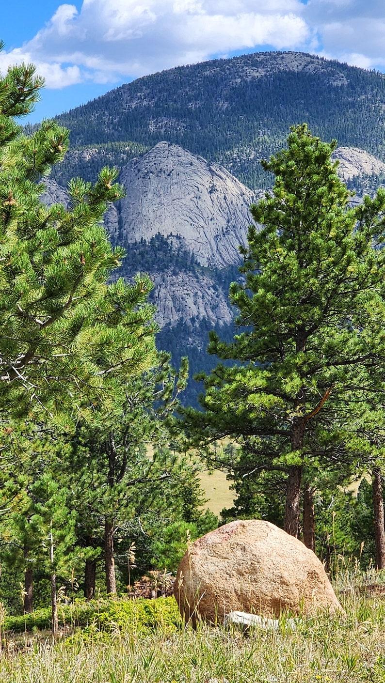 Boulder Mountain Panoramic – Vertical Colorado Wall Art, Nature ...