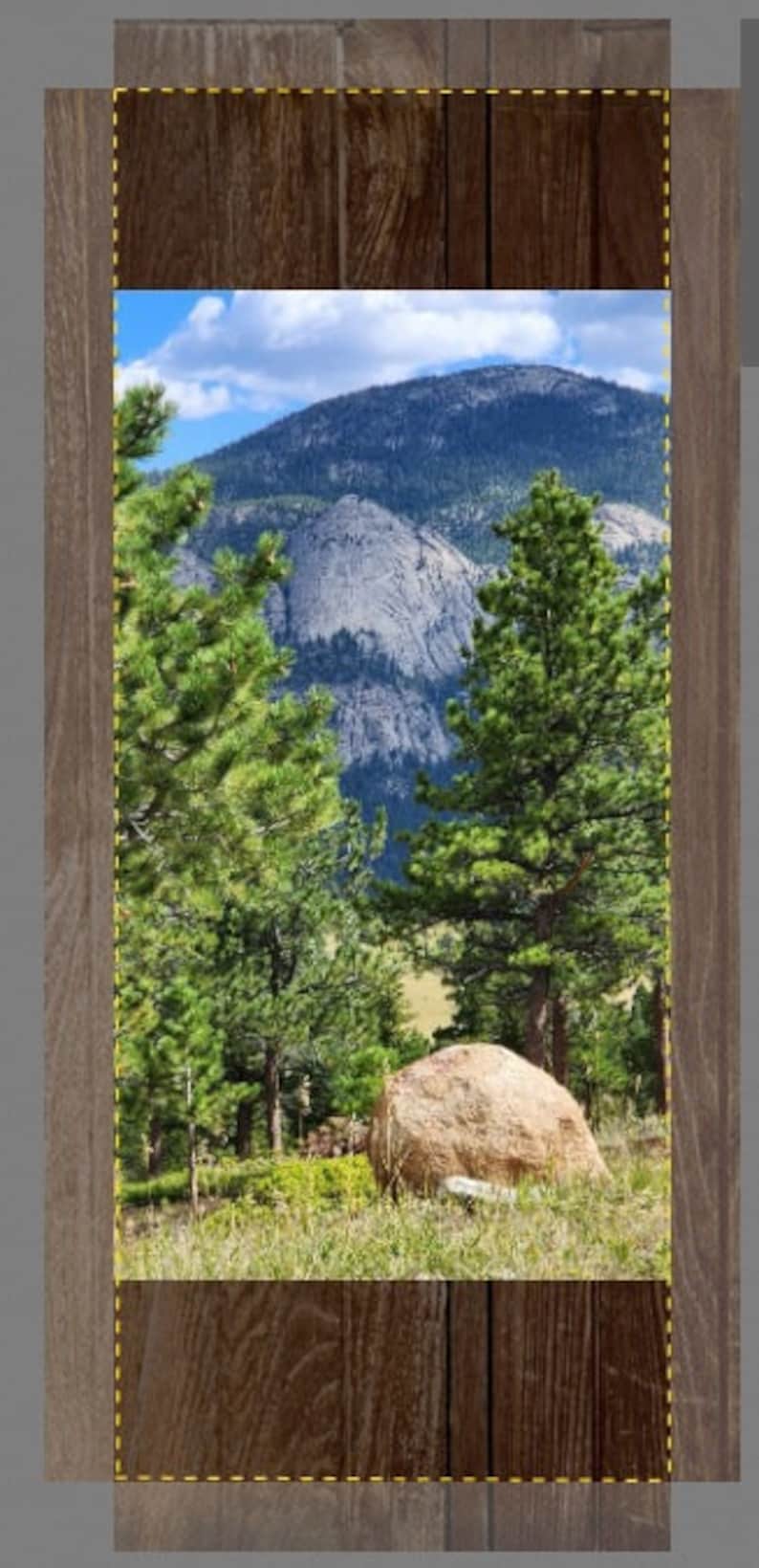 Boulder Mountain Panoramic – Vertical Colorado Wall Art, Nature ...