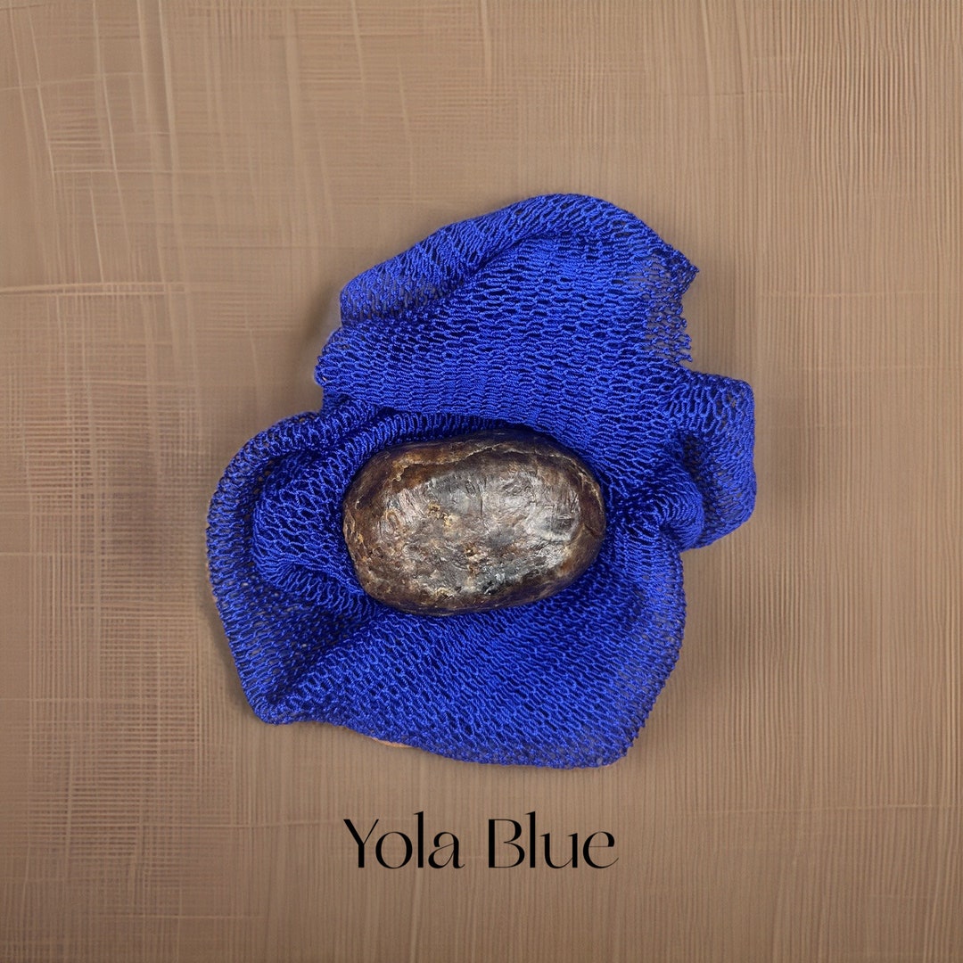 Sapo Sponge- African Mesh Washcloth | Raw African Black Soap Set - Etsy