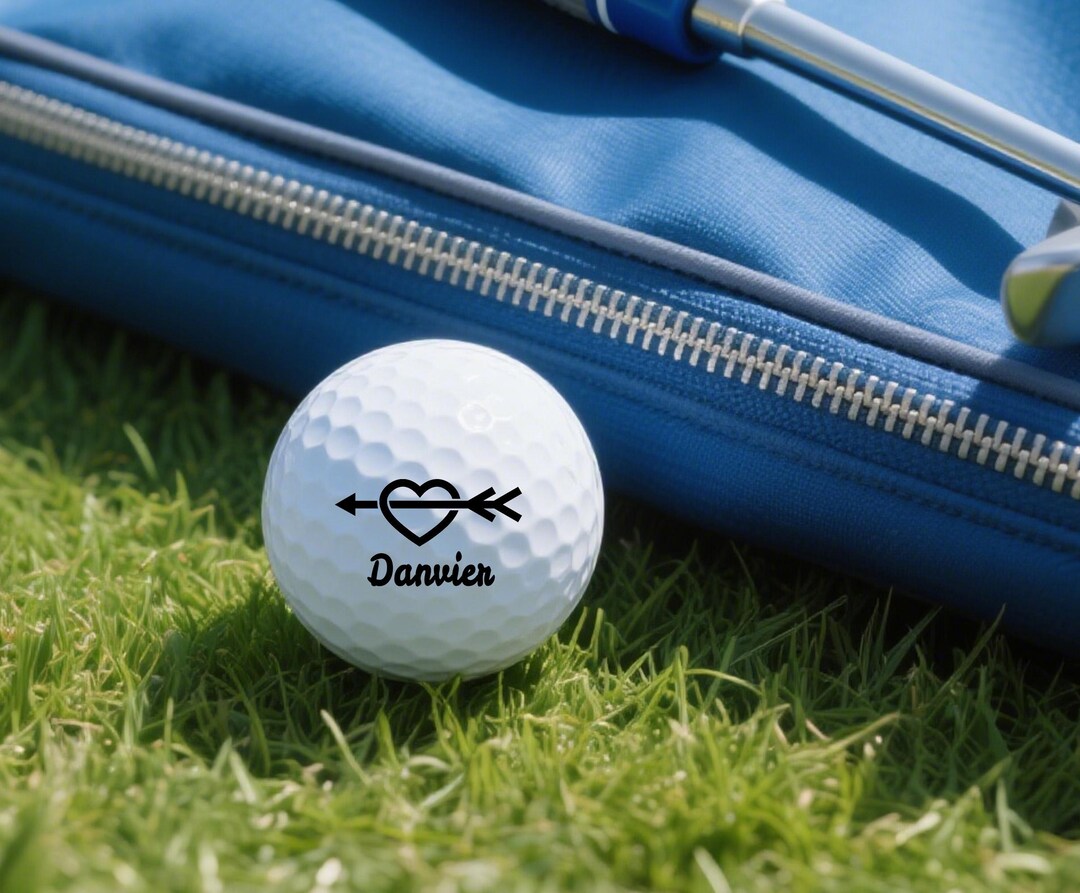 Custom Golf Ball Decal for Gifts\golf Ball Design With Name ...