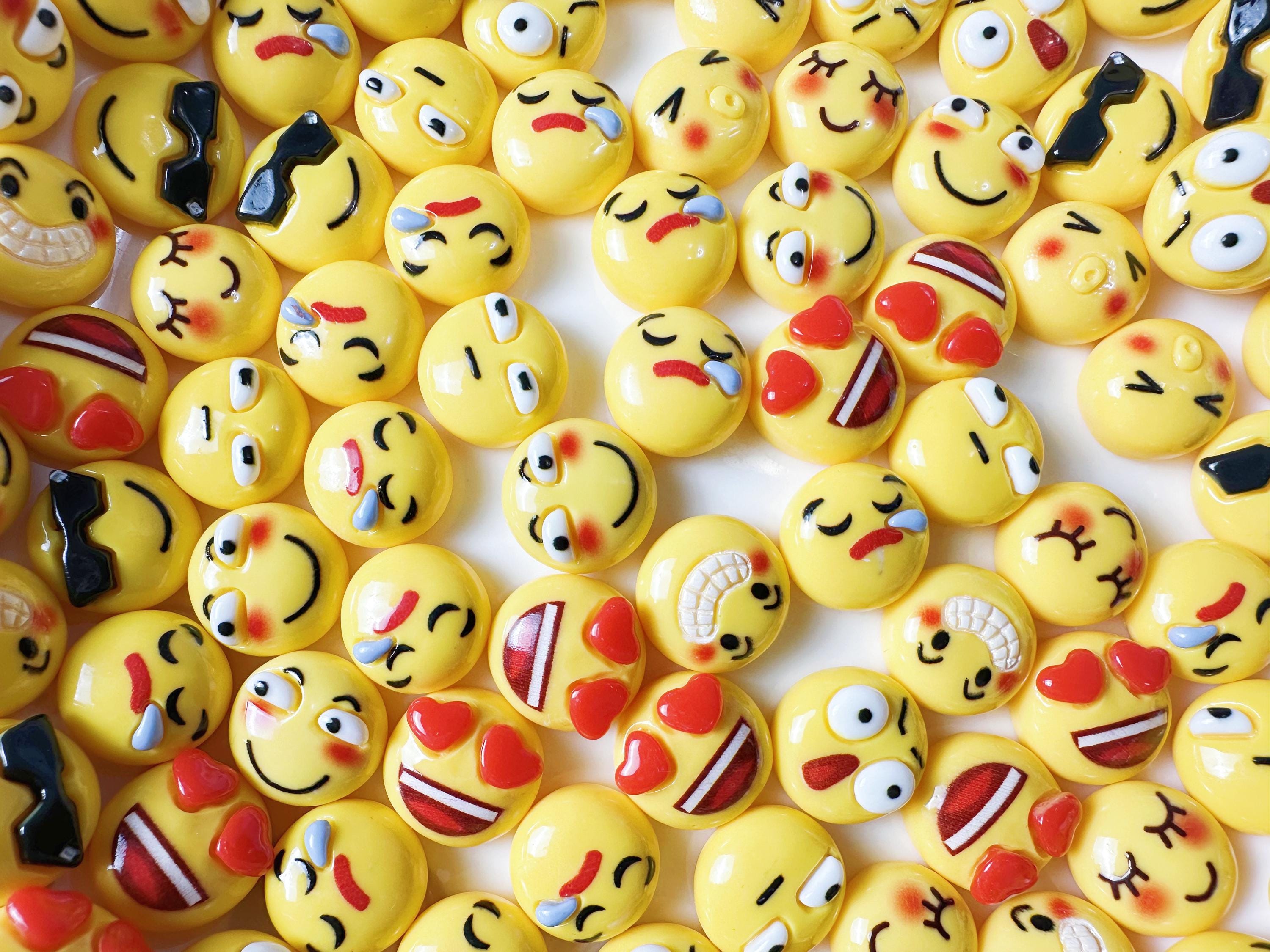 3D Emoji, Resin Emoji, Resin Emoji Decoration, Kawaii Decoration, DIY ...