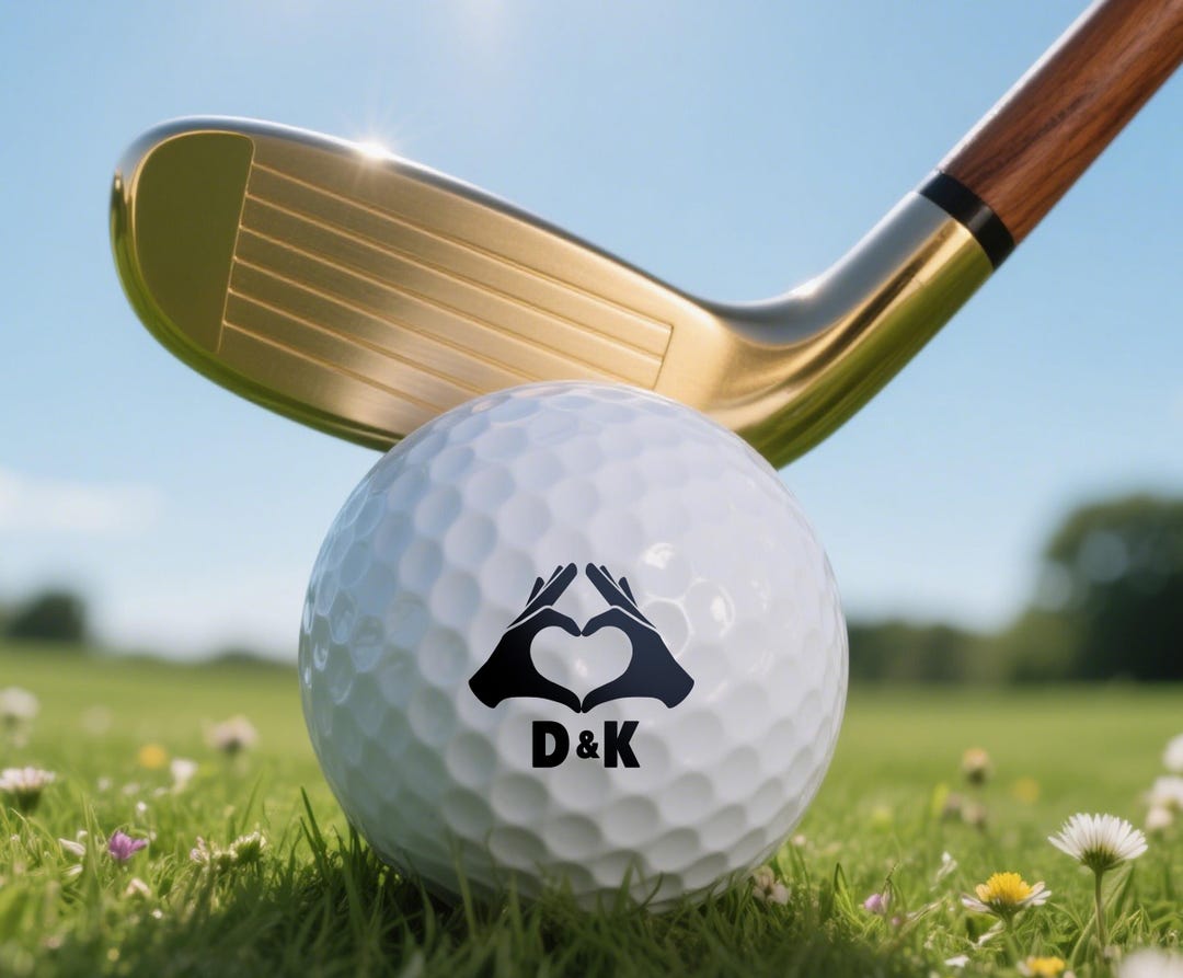 Personalized Golf Ball Decal, Custom Golf Accessories - Etsy