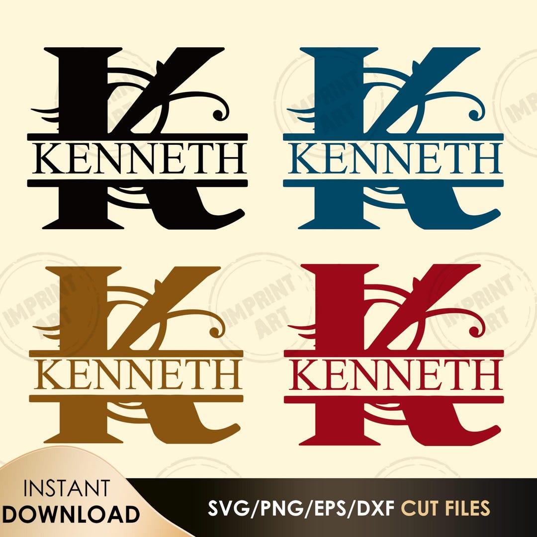 26 Monogram SVG/DXF/PNG Files, Floral Style Letters, Instant Download ...