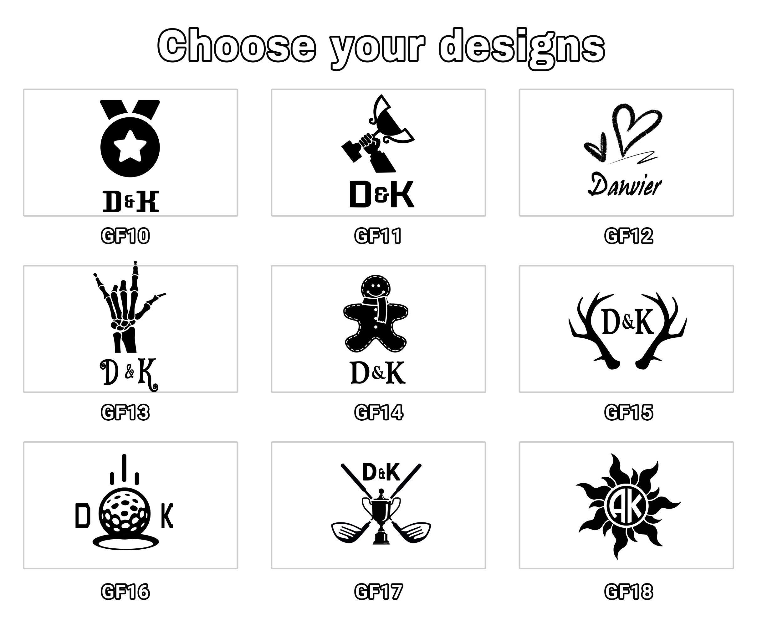 Custom Golf Decals\personalized Golf Ball Sticker\golf Gift for Dad ...