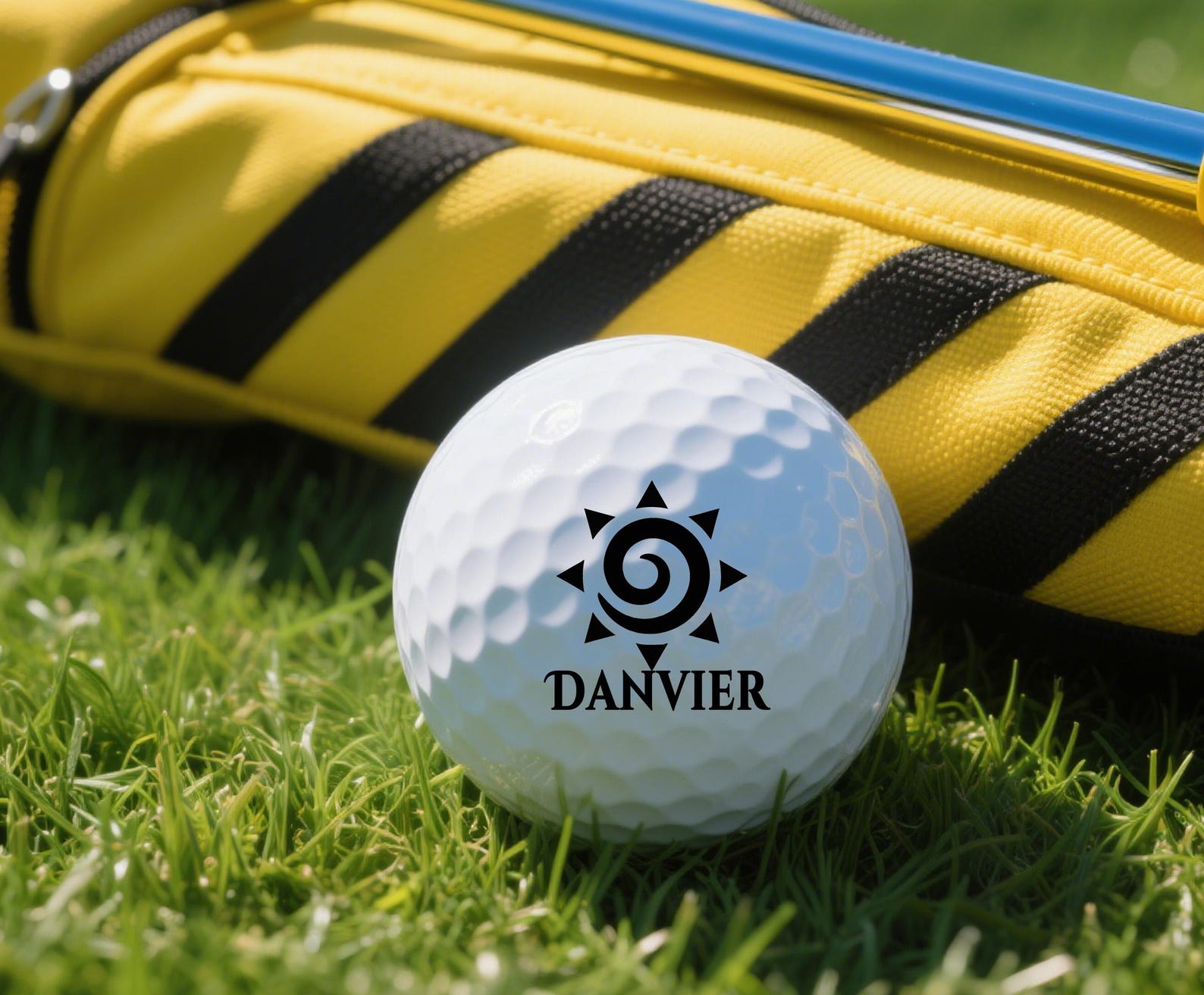 Golf Ball Sticker\personalized Golf Ball\custom Decal for Golf\golf ...