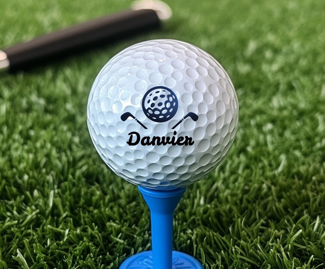 Custom Golf Sticker\personalized Golf Ball Decal\golf Accessories for ...
