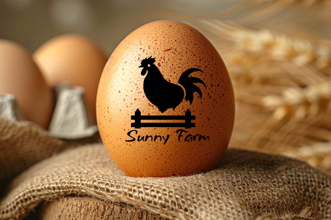 Egg Stamps Custom Egg Stamps Egg Labels Farm Stamps Farm Gift Ideas ...