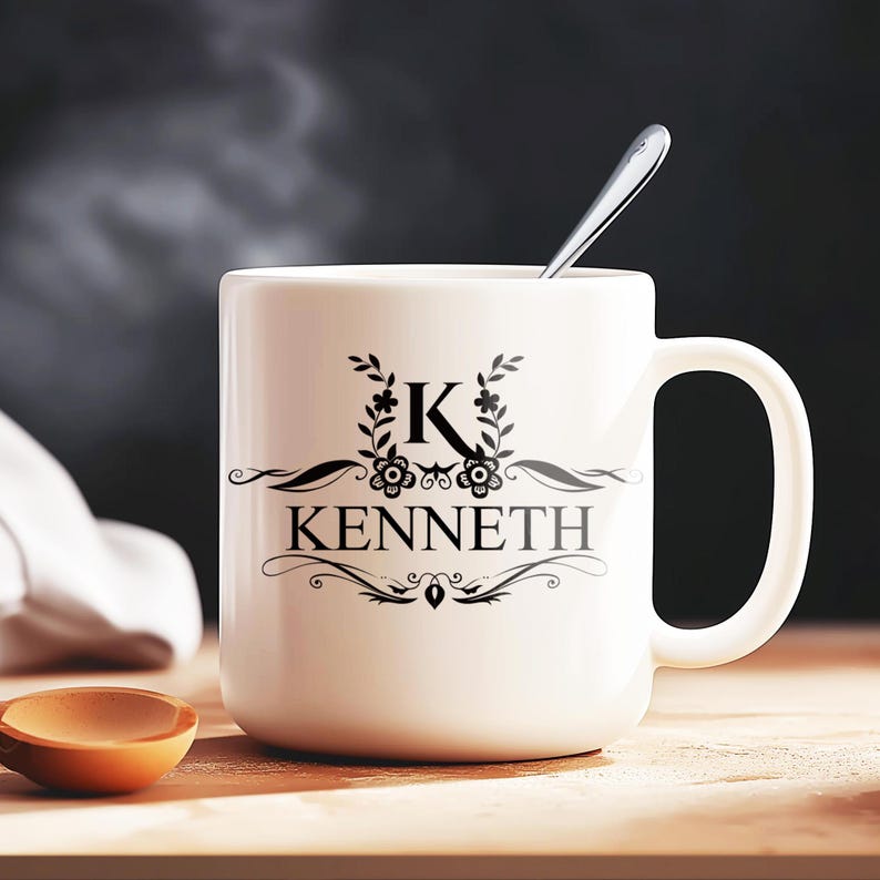 26 Monogram SVG/DXF/PNG Files, Floral Style Letters, Instant Download ...