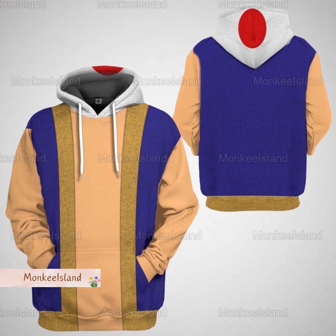 Toad Super Mario Costume Hoodie, Super Mario Toad Cosplay Hoodie ...