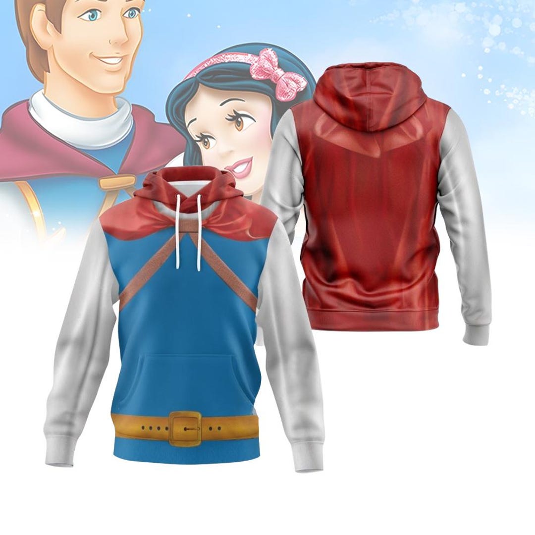 Halloween Snow White Prince Costume Hoodie, Prince Florian Cosplay ...