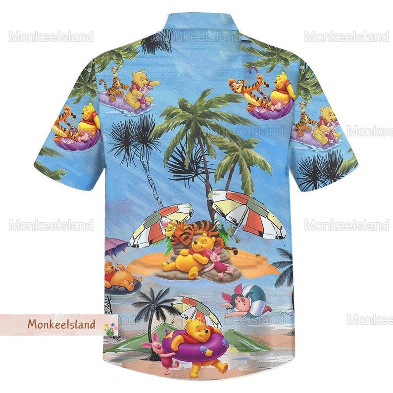 Winnie the Pooh Hawaii Shirt, Disney Pooh Vacation Shirt, Pooh and ...