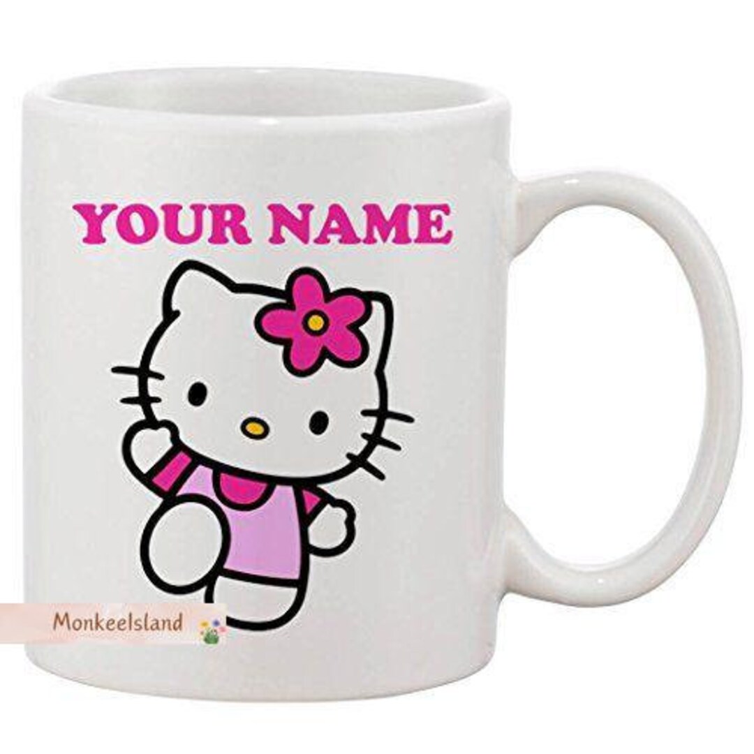 Hello Kitty Mug, Hello Kitty Coffee Mug, Hello Kitty Travel Mug, Hello ...